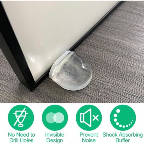 Pieces Interior Door Stop, Adhesive Door Stop, Floor Door Stopper ...