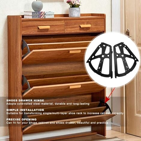 Layer Shoe Cabinet Hinge Shoe Cabinet Flip Frame Shoe Rack Hinges Flip ...