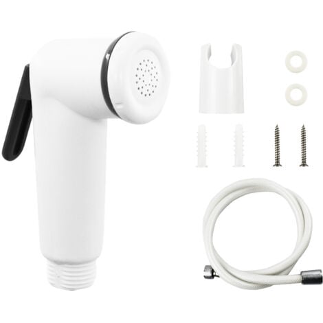 Hygienic shower for WC, complete WC hygiene pack