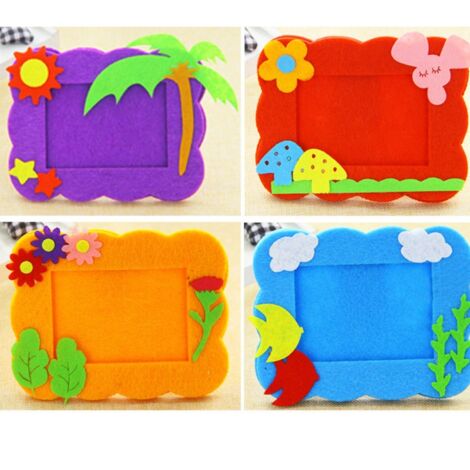 Set of 4 Customizable Cardboard Frames for Children