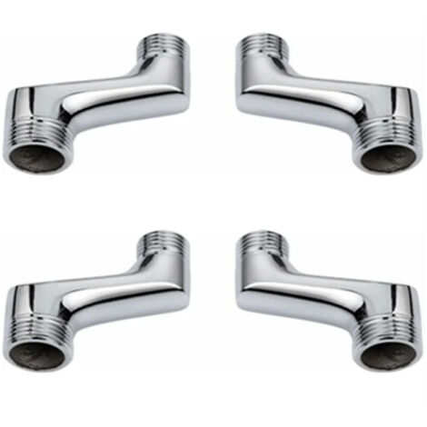CSPARKV 4 Pack Shower Elbow Fitting, Brass Elbow Reducer Fitting ...