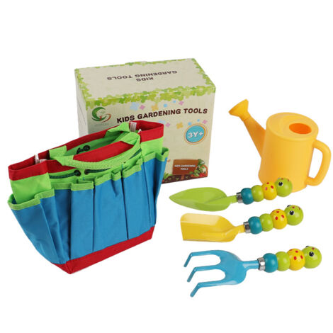 Kids Garden Tool Set, 5 Pieces Kids Garden Tools Set, Outdoor Kit with ...