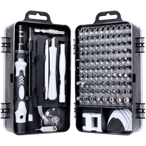 115 in 1 Magnetic Precision Screwdriver Kit Chrome Vanadium Steel Multi-Function Screwdriver Set ...