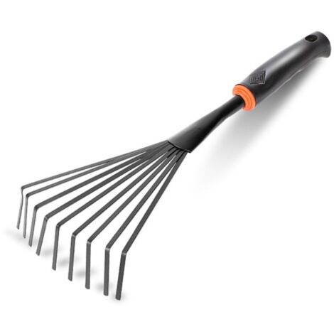 CSPARKV Lawn rake. Flat tines. Removable ergonomic handle. Width: 14.5 cm