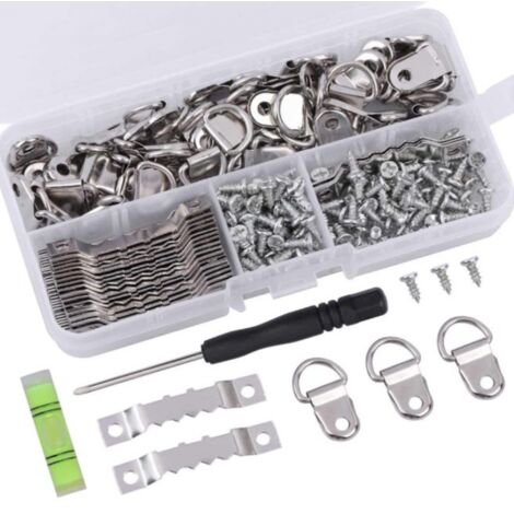 252 Pcs Picture Hooks Wall Mounted Picture Hangers Metal Picture Frame ...