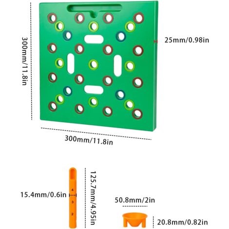 Seeding Template Tool, Square Templates, Prick Stick, Seed Hopper, for ...