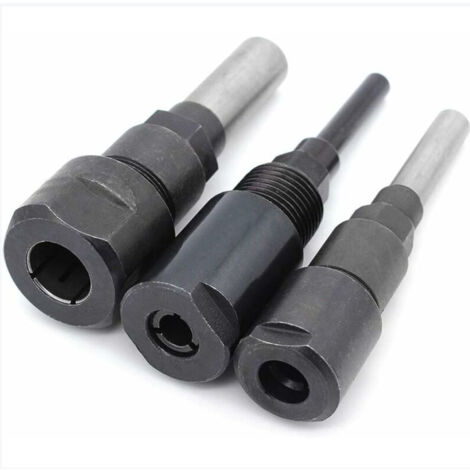 3pcs Router Collet Extension Router Bit Collet Extension and Trimming ...