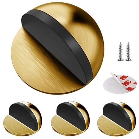 （Gold）Door Stops, [4 Pack] Stainless Steel Door Stops and Bumpers ...