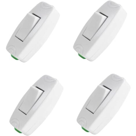 Button Control Switch Lamp Appliance Switch 16A White Button Switch ...