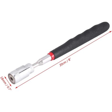 Telescopic Magnetic Pick-up Tool Telescoping Magnet Grabber with LED ...