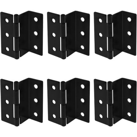 6 x 76mm Length Half Surface Hinges, Trunk Hinges, Door Offset Hinges ...
