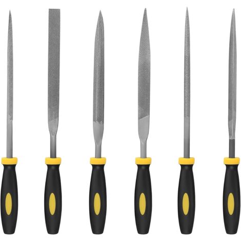 CSPARKV 6 Pieces File Set, Files and Rasps, Needle Files, Diamond Rasp ...