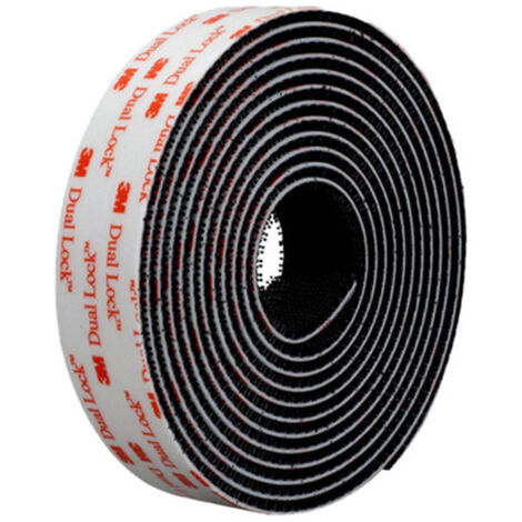 (Black, 25mm X 1M) Heavy Duty Double Sided Industrial Self Adhesive ...