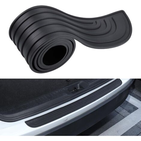 Car Bumper Protector,90cm x 7cm Rubber Loading Sill Protector, Self ...