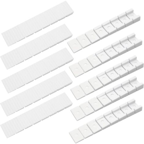 CSPARKV 10Pcs Furniture Shims, Plastic Shims, Universal Furniture Shims ...