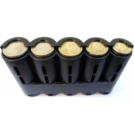 CSPARKV Coin Dispenser for 5 Main Euro Coins, Belt Wallet, Ideal for ...