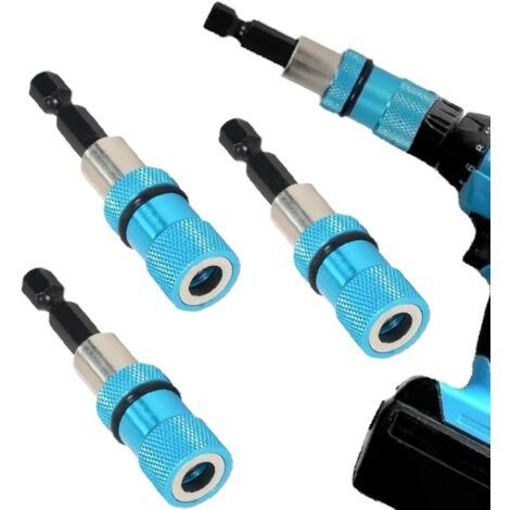 CSPARKV 3Pcs Magnetic Screwdriver Bit Holder, Quick Change Screwdriver ...