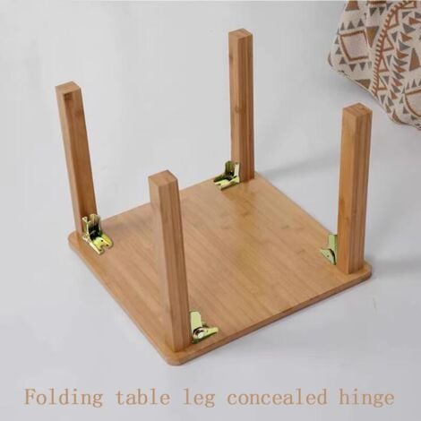 CSPARKV 4pcs Lockable Folding Table Legs Folding Table Legs Self ...