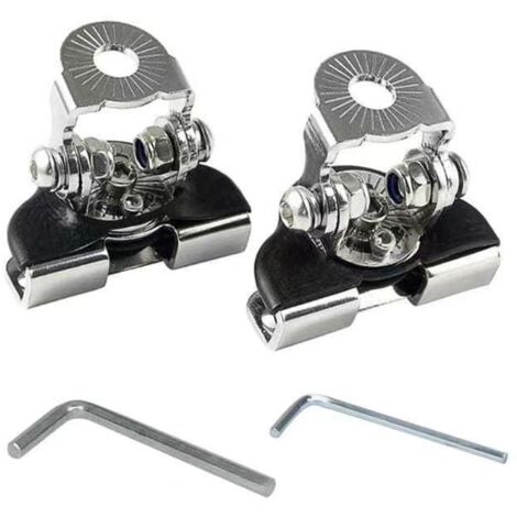 CSPARKV 2Pcs LED Work Light Bracket, Universal Stainless Steel Car Hood ...