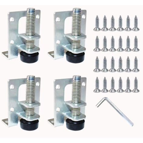 CSPARKV 4Pcs Heavy Duty Furniture Leveling Feet M10 Adjustable Legs for ...