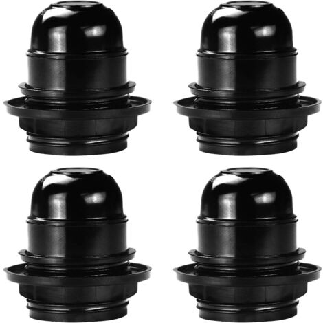 CSPARKV 4PCS E27 Lamp Socket 250V Electricity E27 Plastic Lamp Holder ...