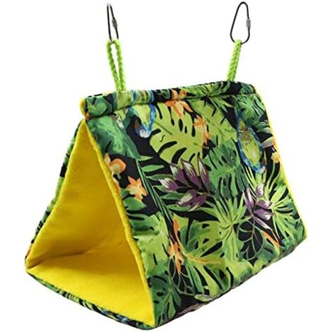 CSPARKV 14x12x9.5cm Bird Hammock Hanging Tent - for Bird Nest Cage ...