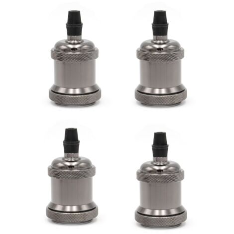 Vintage E27 Socket Holder. 4pcs Ceiling Socket Lamp Base Retro Lamp ...