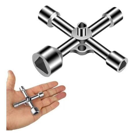 CSPARKV 4 Way Triangle Key 5 Sizes Inner Diameter 7mm/10mm/12mm/13mm ...