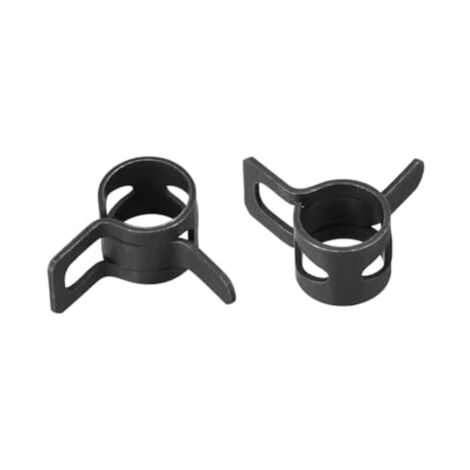 CSPARKV Steel Clamp Band Clip 8mm Spring Clamp Tube Clip Black ...