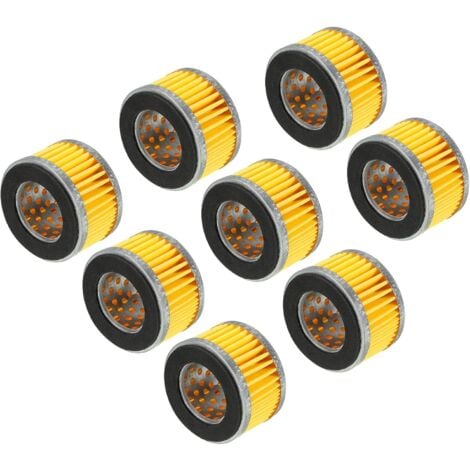 CSPARKV 8Pcs Replacement Compressor Air Filter Element, Paper Filters ...