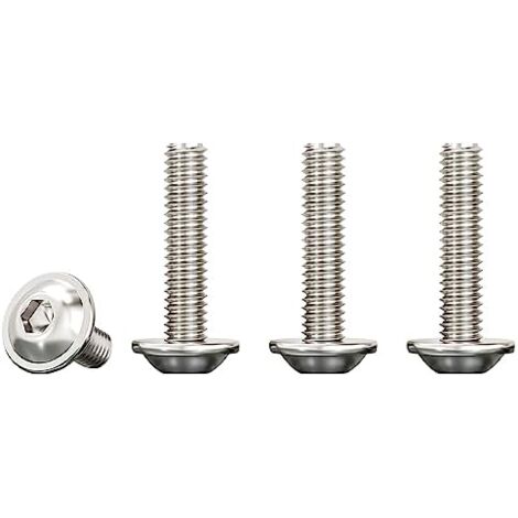 CSPARKV Drenky Pan Head Screws with Flange and Hex Socket,M5x25mm ...