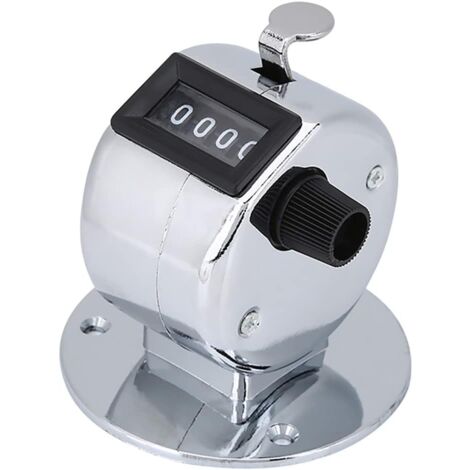 CSPARKV 1PCS Mini Portable 4 Digit Metal Hand Tally Counter ...