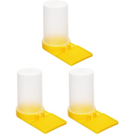 CSPARKV 3 Pcs Plastic Bee Drinker, Bee Water Dispenser, Beekeeping ...