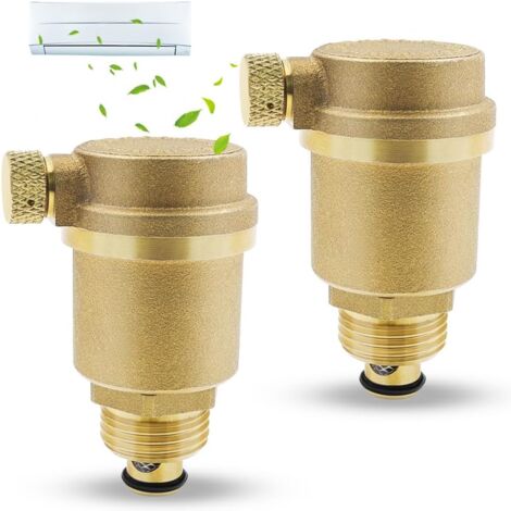 CSPARKV 2pcs DN15 Brass Automatic Drain Valve for Solar Water Heater ...