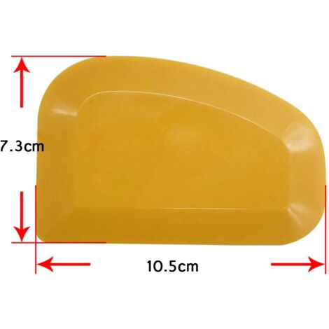 CSPARKV (6Pcs) Rubber Spatula Set, Putty Knife, Rubber Putty Knife Set ...