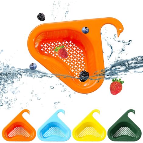 CSPARKV 4 Colors Triangle Filter Basket, Triangle Sink Strainer Basket ...