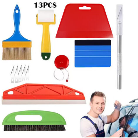 CSPARKV Wallpaper Installation Kit Wallpaper Film Tools Wallpaper Kit ...