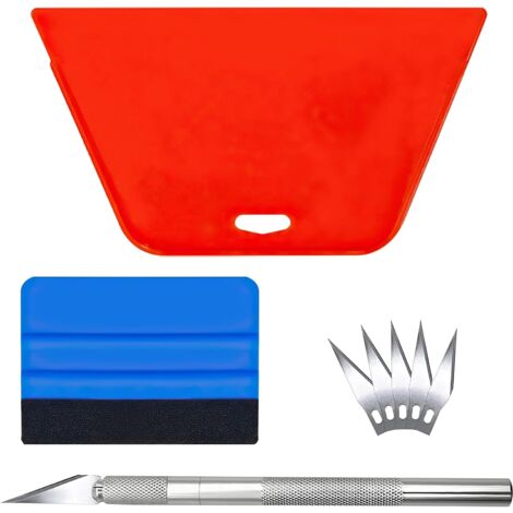 CSPARKV 8 Pieces Wallpaper Application Tool Kit with Cutting Tool, Car ...