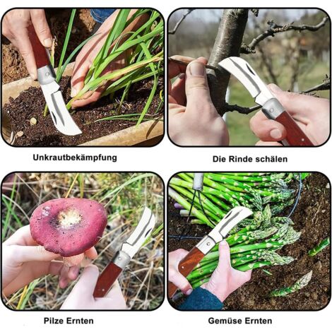 CSPARKV Grafting Pruner, Garden Grafting Knife, Folding Pruning Knife ...