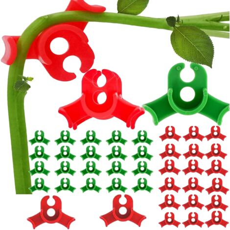 CSPARKV 40Pcs Plant Bending Clips Light Load 90° Growth Bending Clips ...