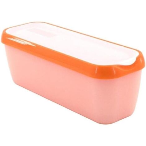 CSPARKV Reusable Rectangular Ice Cream Storage Tray Mold Container Ice ...