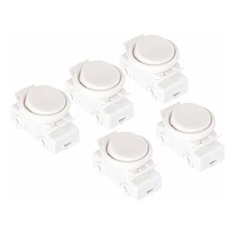 CSPARKV OJ-336 5 Pack 2A 250V Flush Mount Rocker Switch with Ring and ...