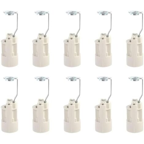 CSPARKV 70mm 10Pcs E14 Bulb Base Adjustable E14 Lamp Holders Converter ...
