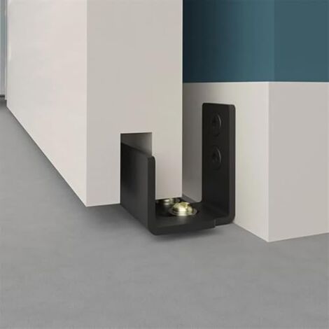 CSPARKV 35x45x48mm Adjustable Sliding Bottom Floor Guide Clips Wall ...