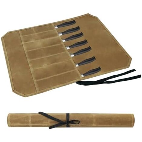 CSPARKV 56x45cm 7 Compartment Knife and Spoon Holder, Knife Storage ...