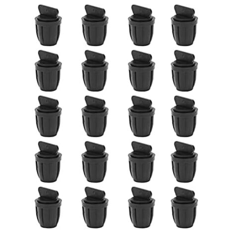 CSPARKV 20Pcs 8/11 ABS Pipe End Cap with Barbed End Plug Drip ...