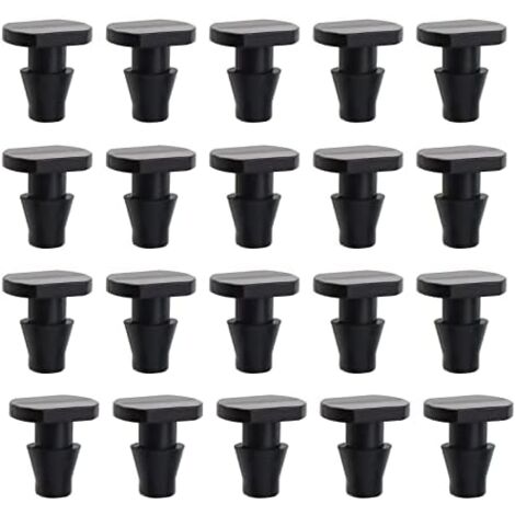CSPARKV 4/7 Plug 100pcs Irrigation Pipe Plug Replacement Drip Hose End ...