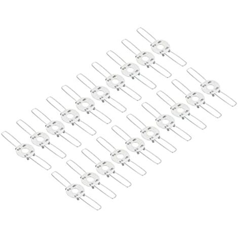 CSPARKV 100mm Lampshade Spring Clip, 20 Pack Metal Fixing Spring Clip 2 ...