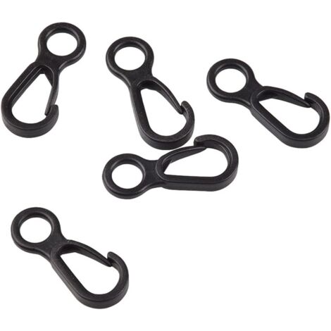 CSPARKV 10Pcs Lanyard Hooks Bulk Small Plastic Hooks for Lanyards Clip ...