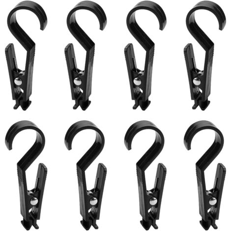 CSPARKV 8PCS Tent Awning Hooks,Multifunctional Tent Awning Clip Camping ...